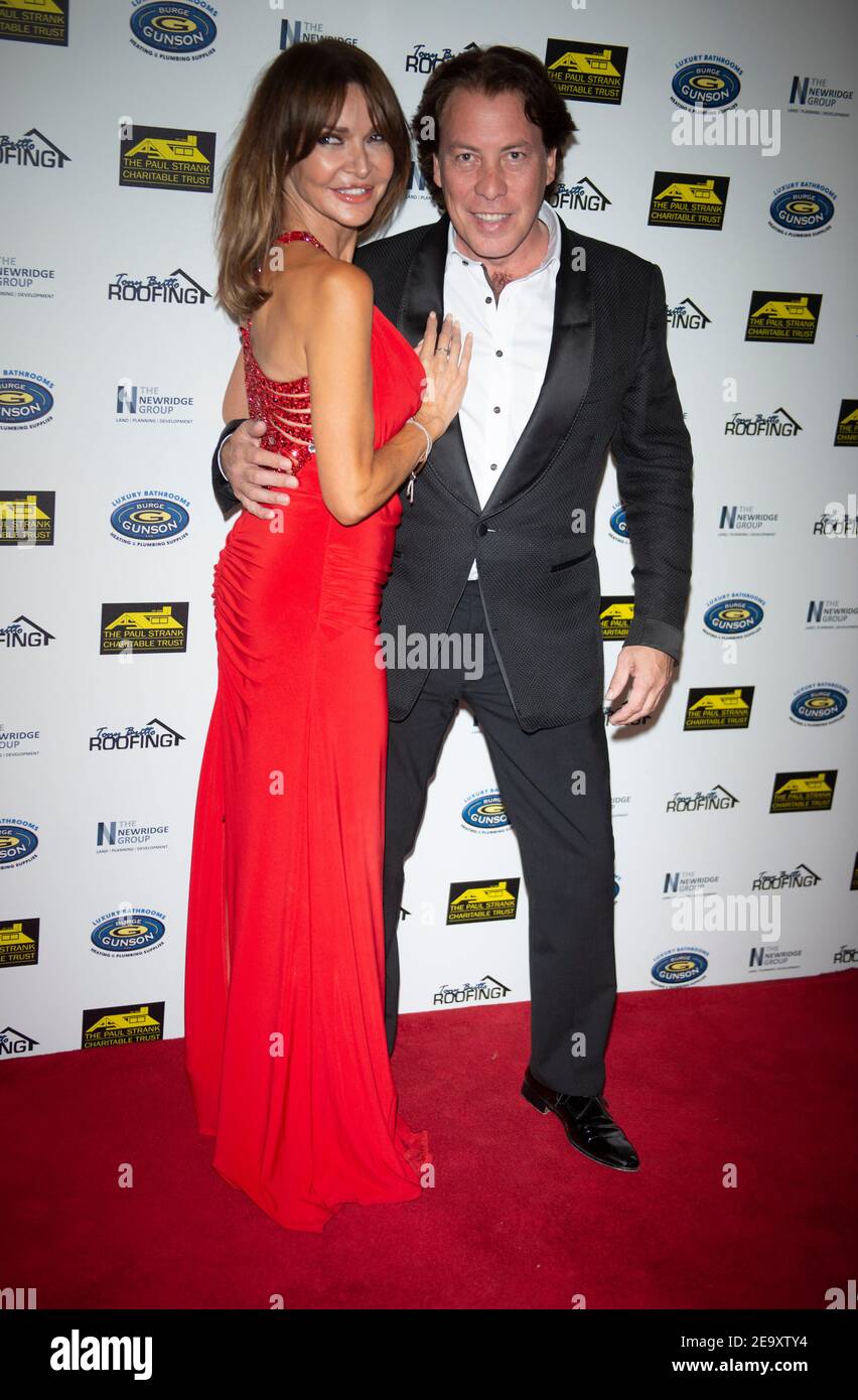 Lizzie Cundyand Jeremy Gordeno at the Paul Strank Charity Gala ...
