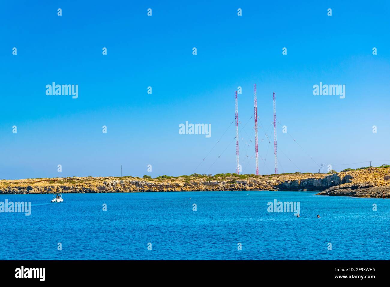 British radar station at cape greco on Cyprus Stock Photo - Alamy