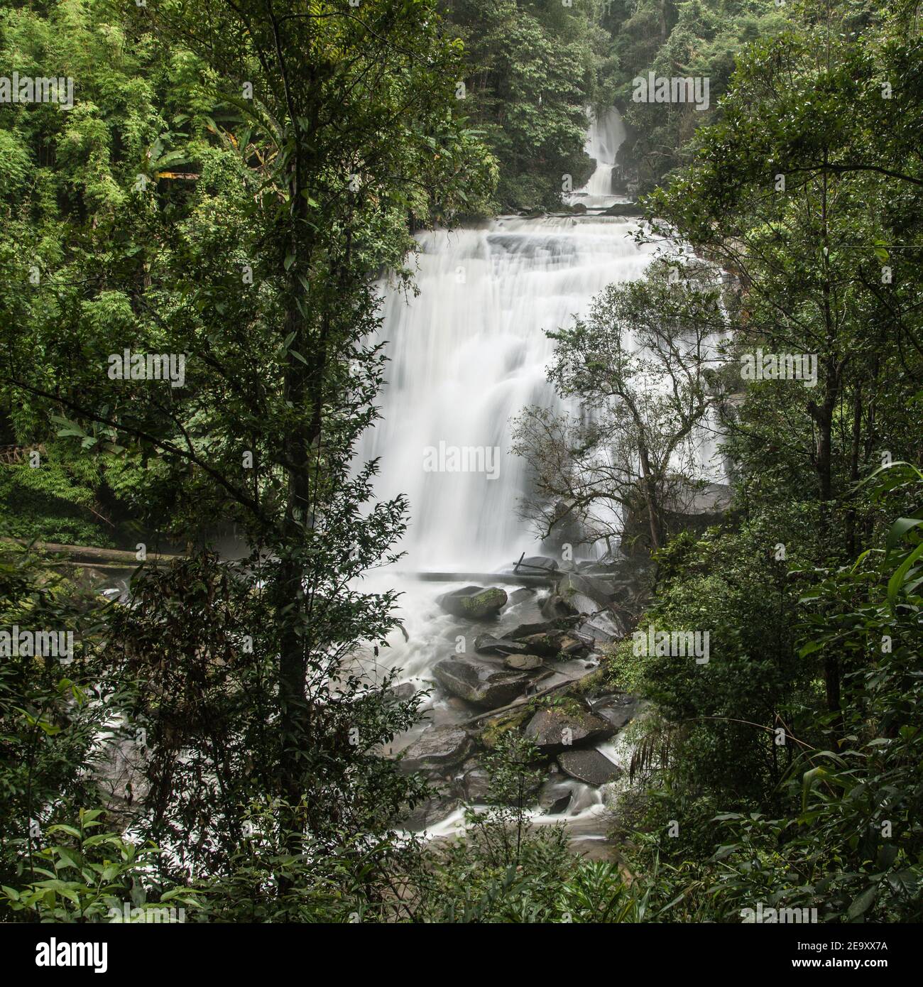Sirithan Waterfall in Inthanon National Park, Thailand Stock Photo - Alamy