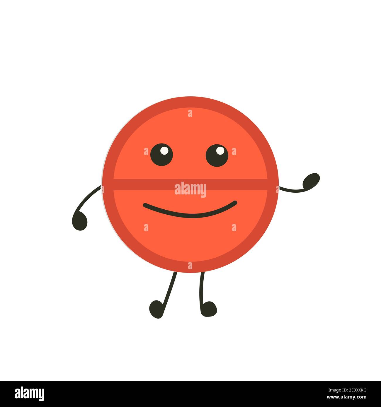 Happy pill capsule cartoon character hi-res stock photography and ...