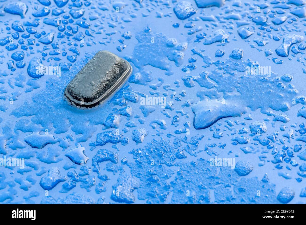 Raining drop on the car body Stock Photo - Alamy