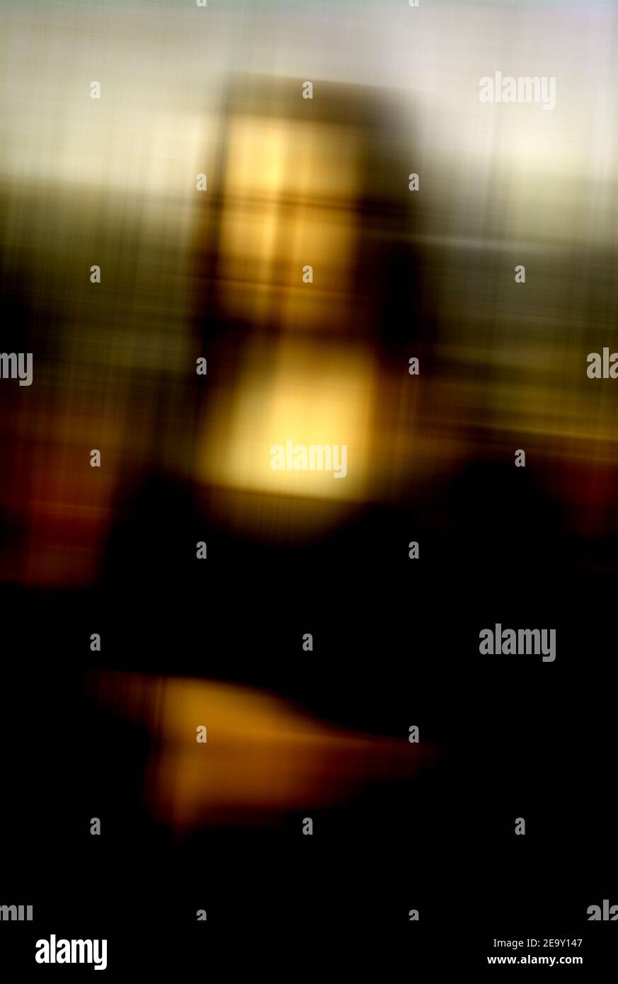 Mona Lisa of Leonardo da Vinci modified, appropriation art Stock Photo ...