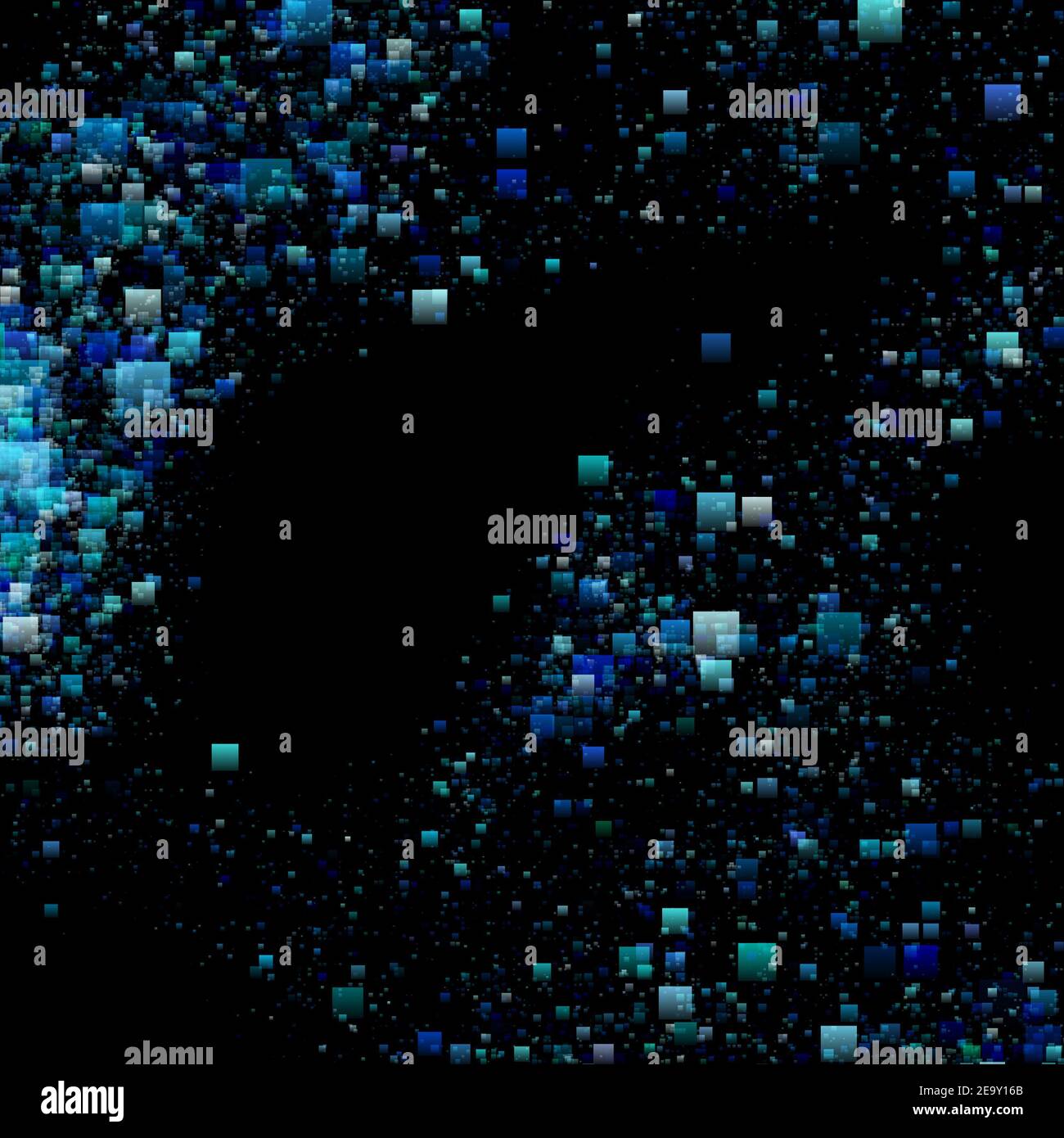 abstract background of various blue tonality squares Stock Photo - Alamy