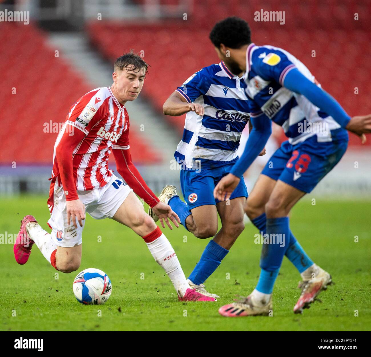 Stoke, Staffordshire, UK. 6th February 2021; Bet365 Stadium, Stoke ...