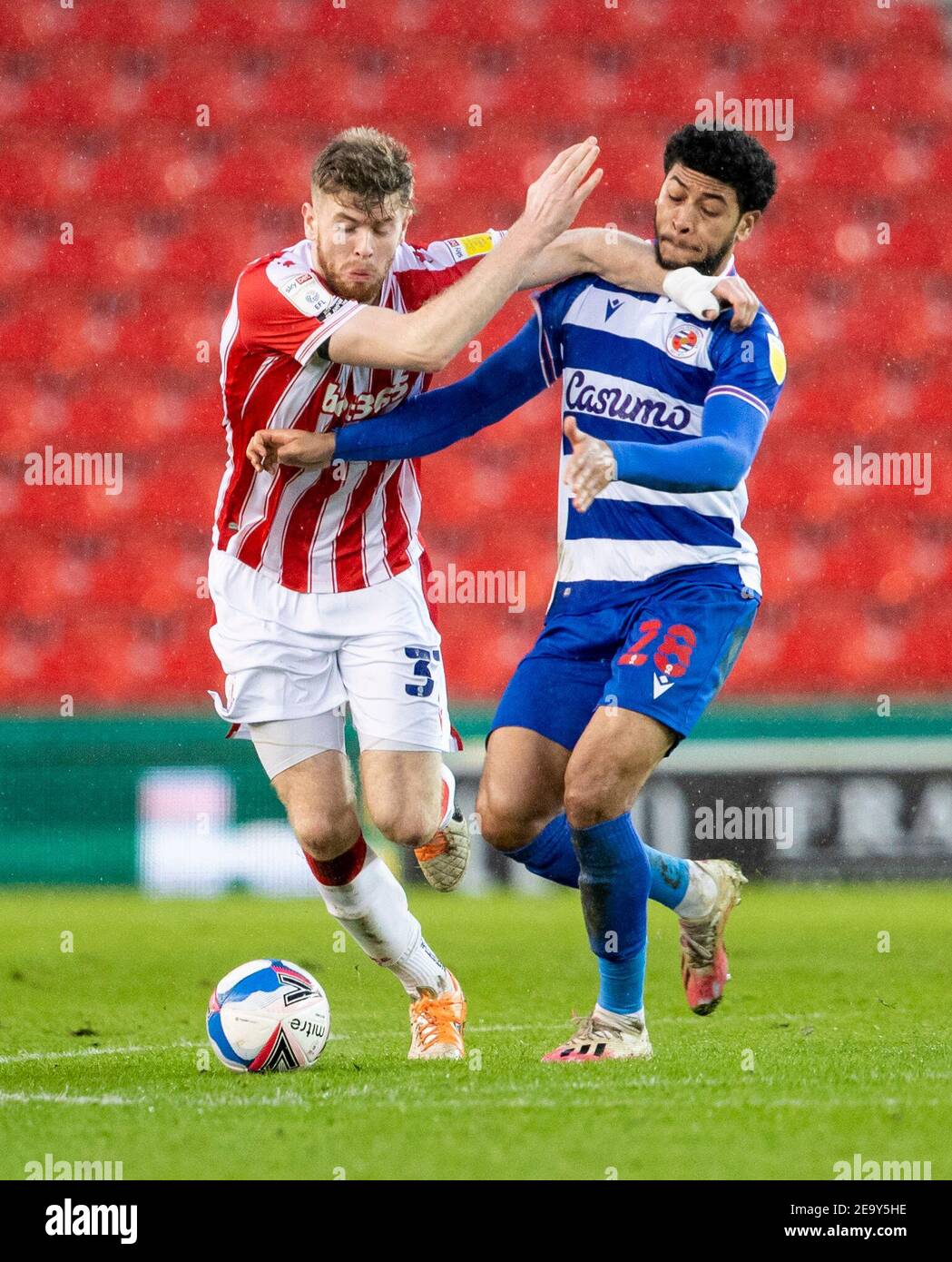 Stoke, Staffordshire, UK. 6th February 2021; Bet365 Stadium, Stoke ...