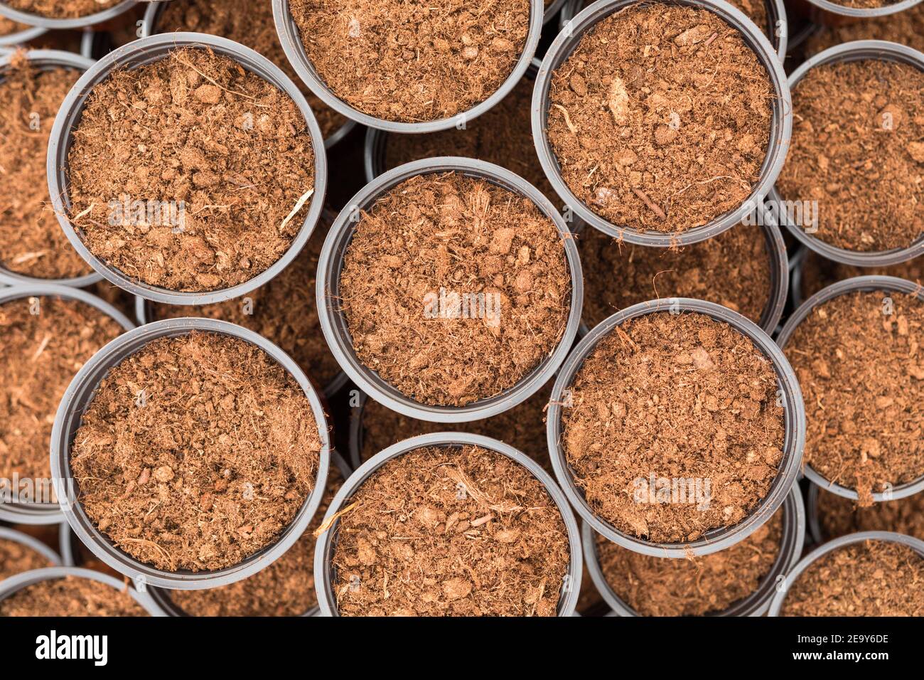 Stacked planting pots for gardening Stock Photo - Alamy