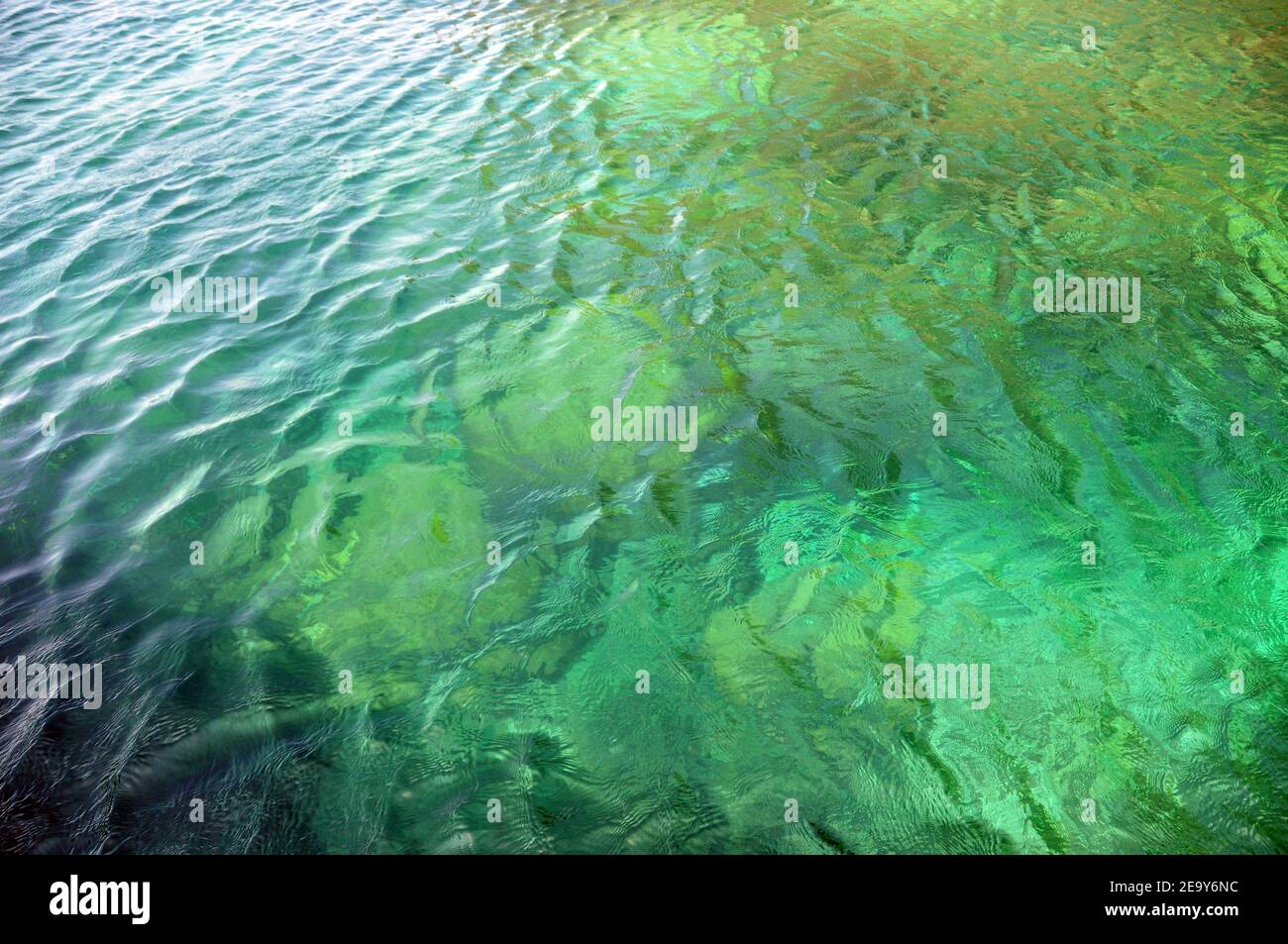 Background of rippled clear azure water, Background of beautiful ...