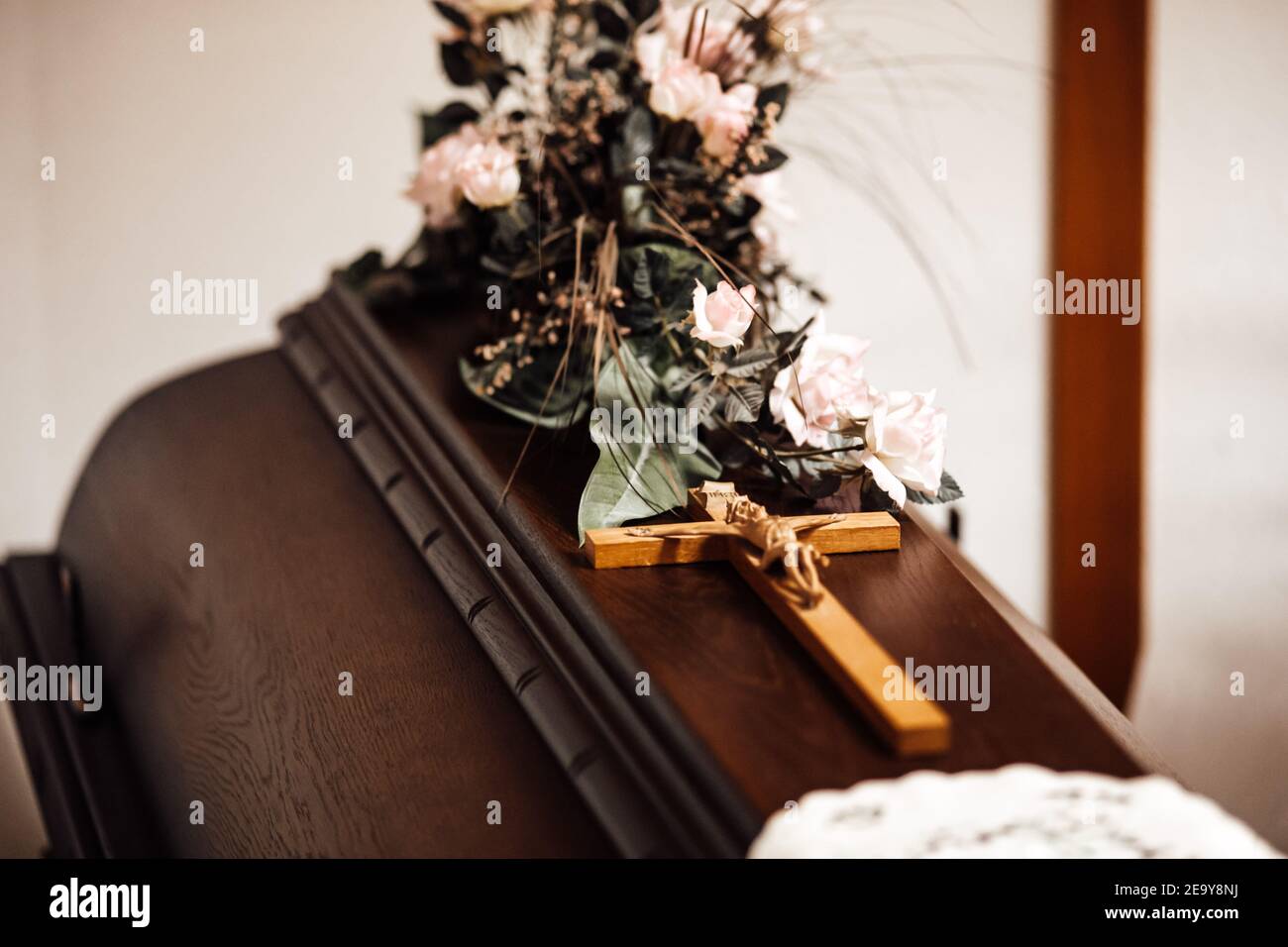 Coffin white background hi-res stock photography and images - Alamy