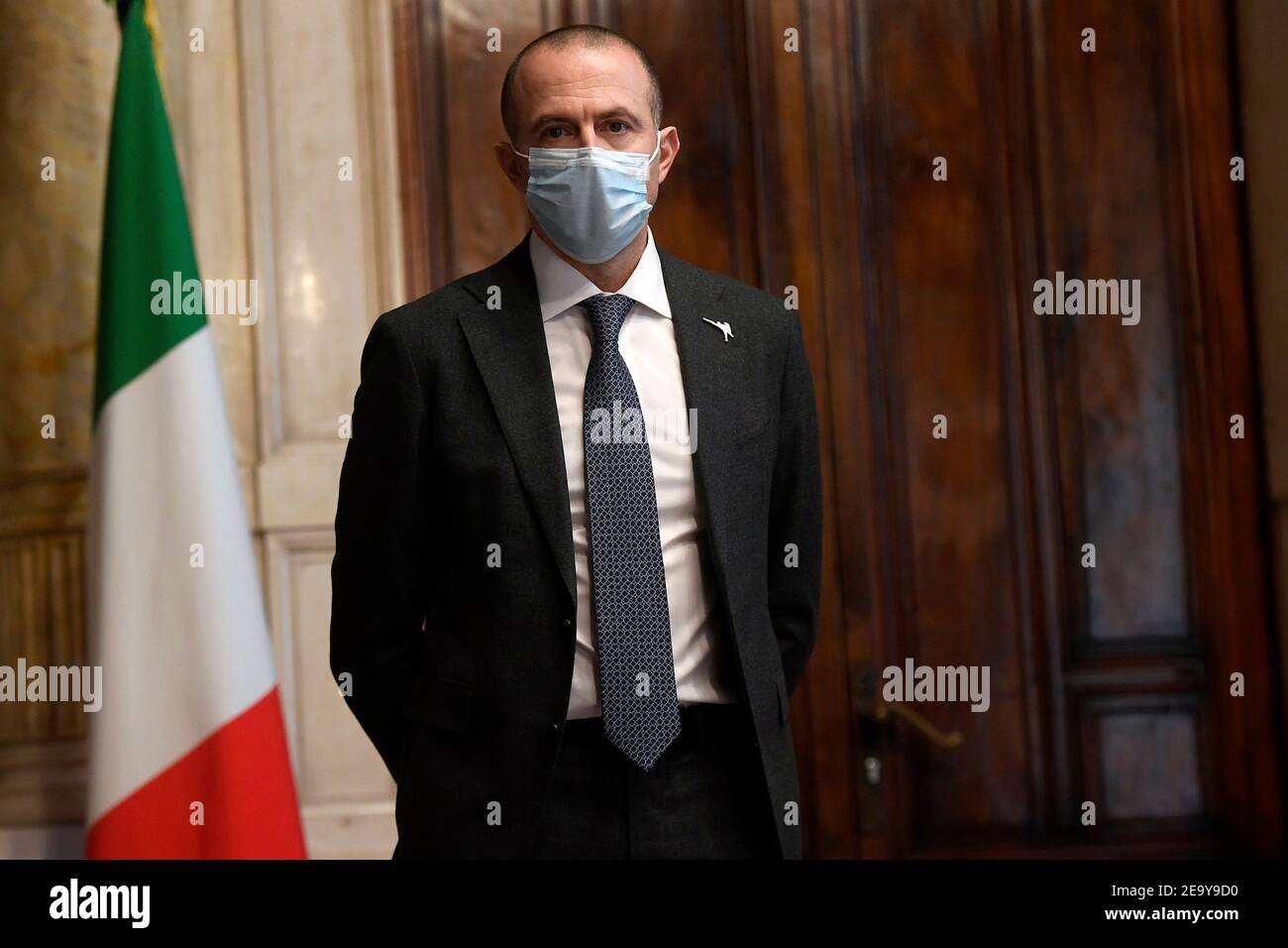 The representative of Lega party Massimiliano Romeo at the Chamber of ...