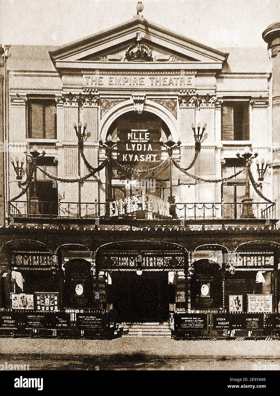 The former Empire Theatre, Edmonton, London, England just after its ...