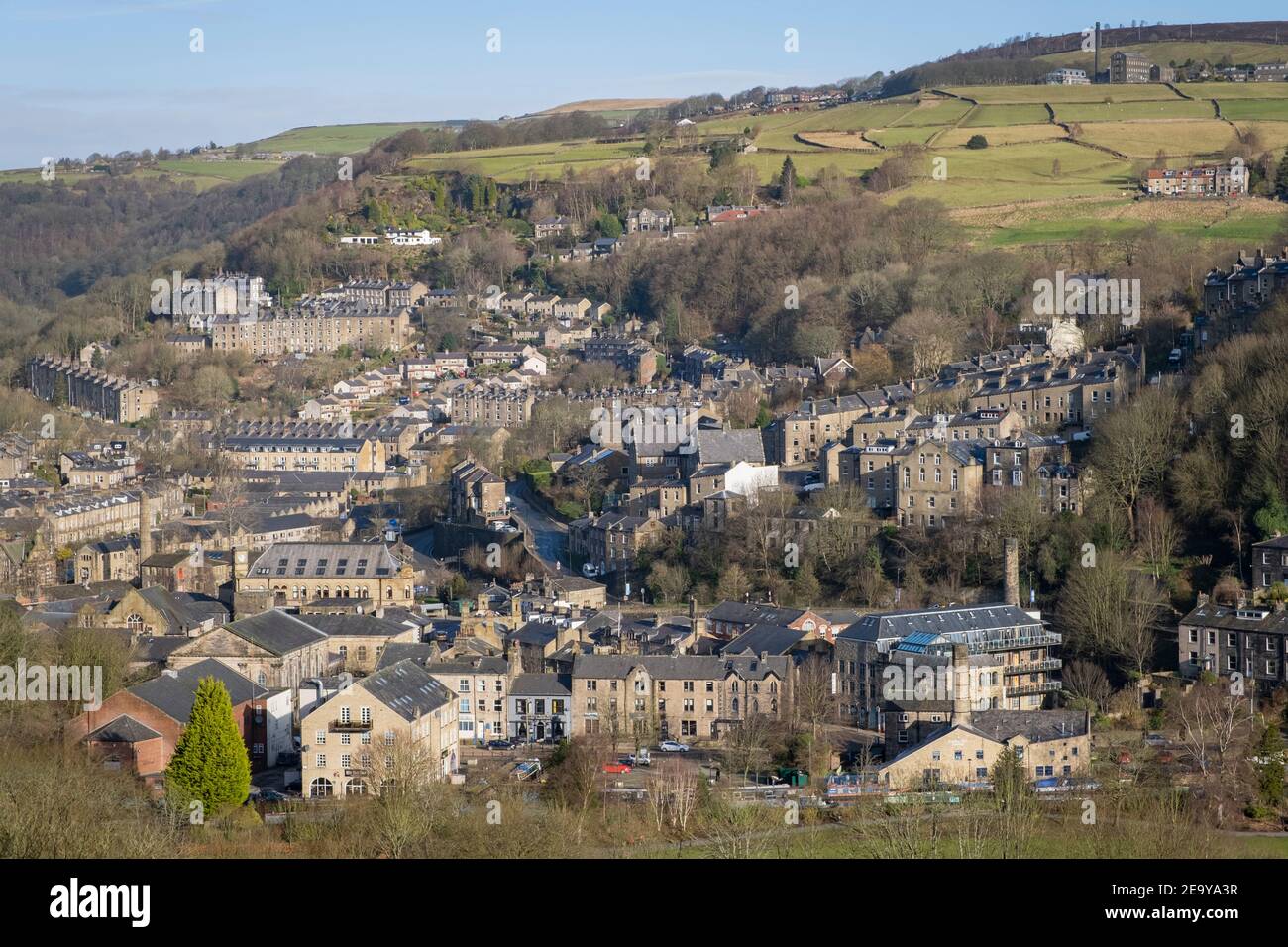 Hebden bridge market street hi-res stock photography and images - Alamy