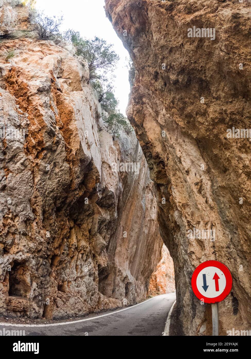 Breathtaking views of the infinite sea and majestic mountains. The road ...