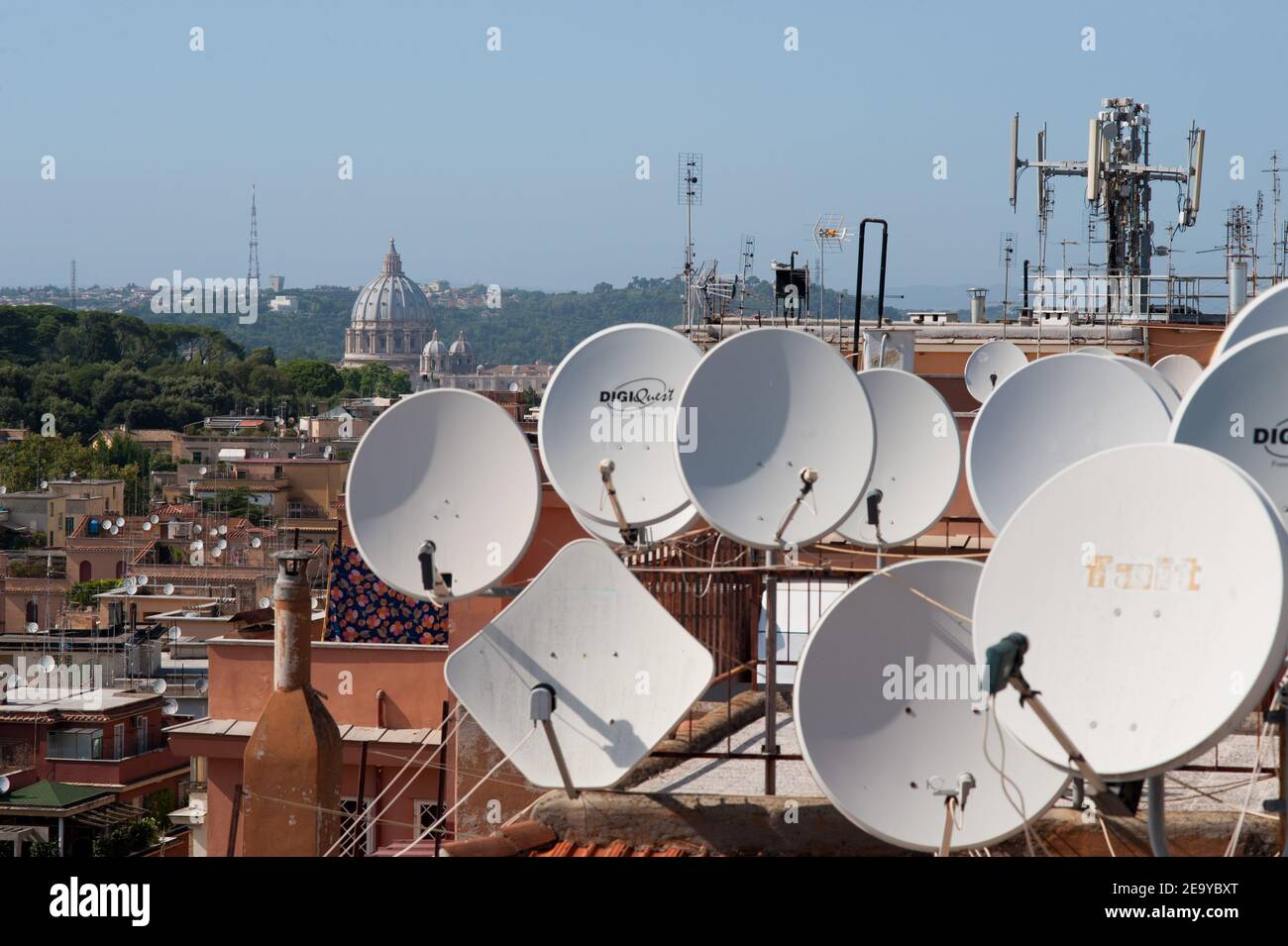 Aerial view rome hi-res stock photography and images - Alamy
