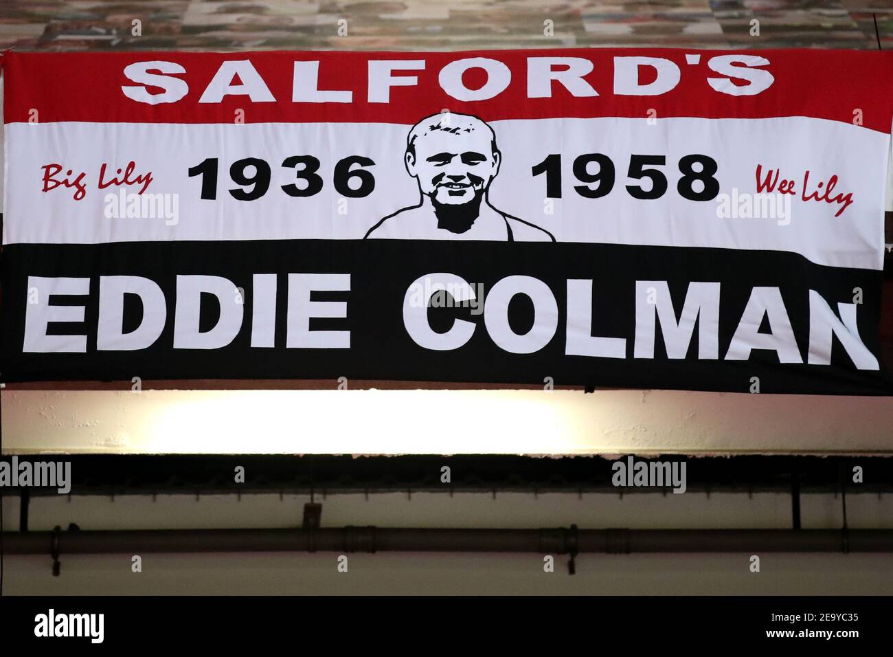 Eddie colman flag hi-res stock photography and images - Alamy