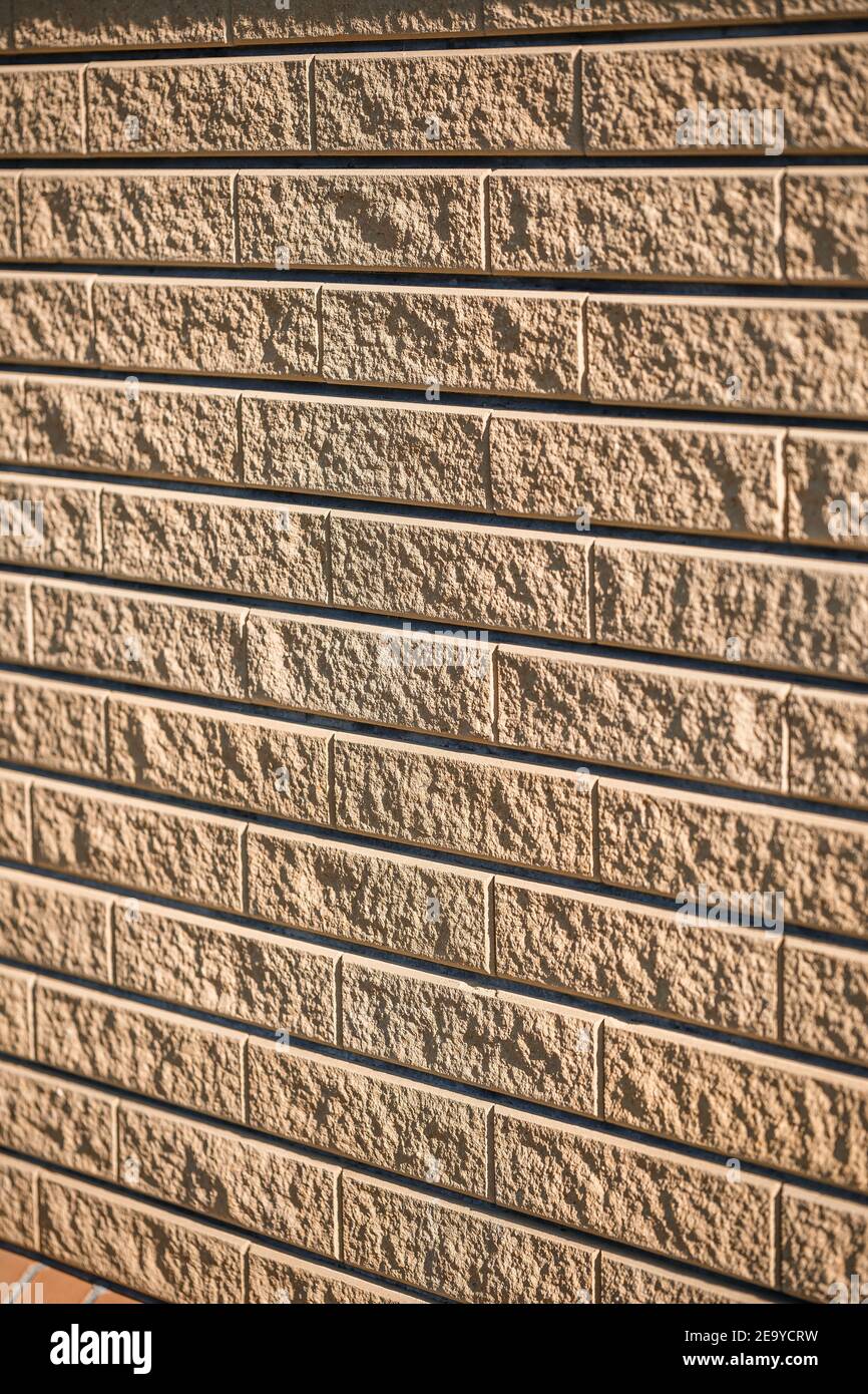 Brown brick. Brick texture, building material, smooth brick laying ...