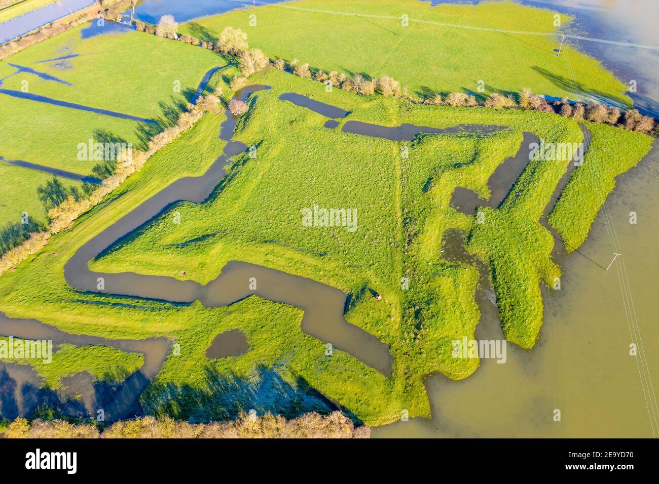 Picture dated January 22nd shows the outline of a 400-year-old English ...