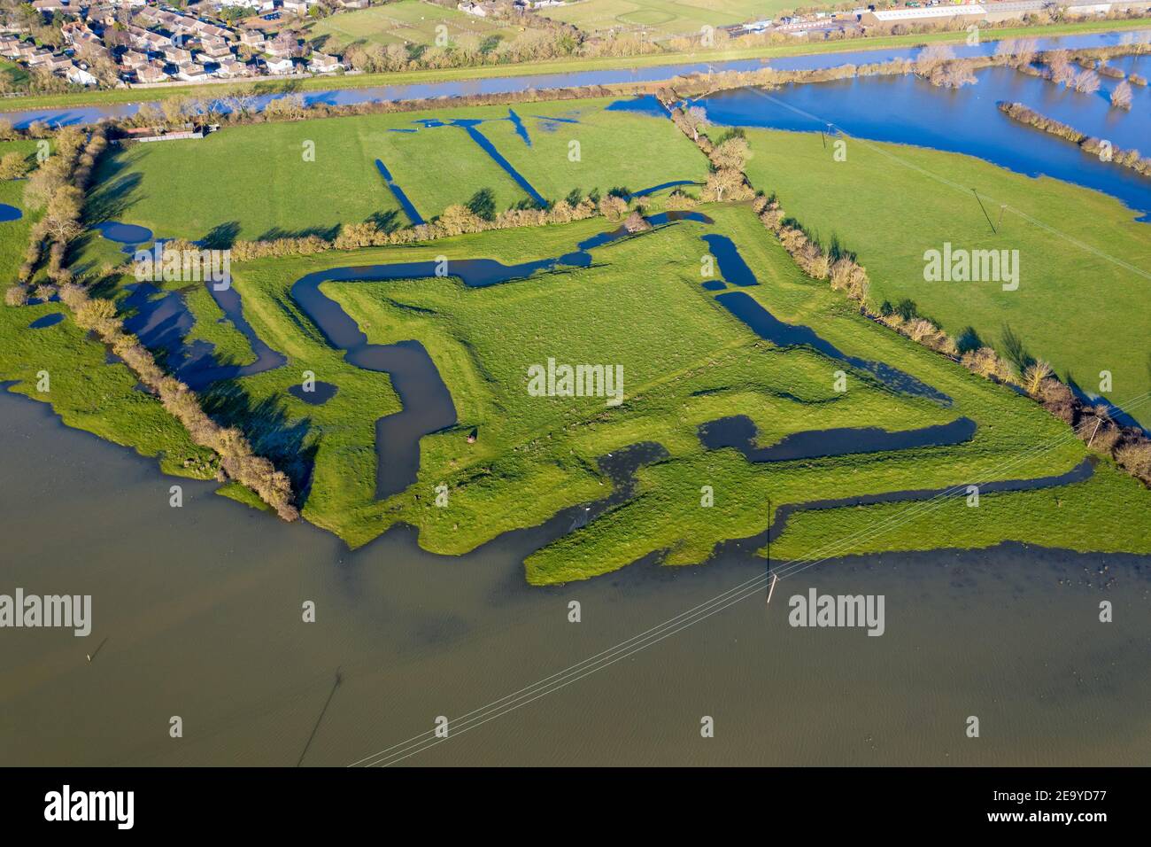 Picture dated January 22nd shows the outline of a 400-year-old English ...