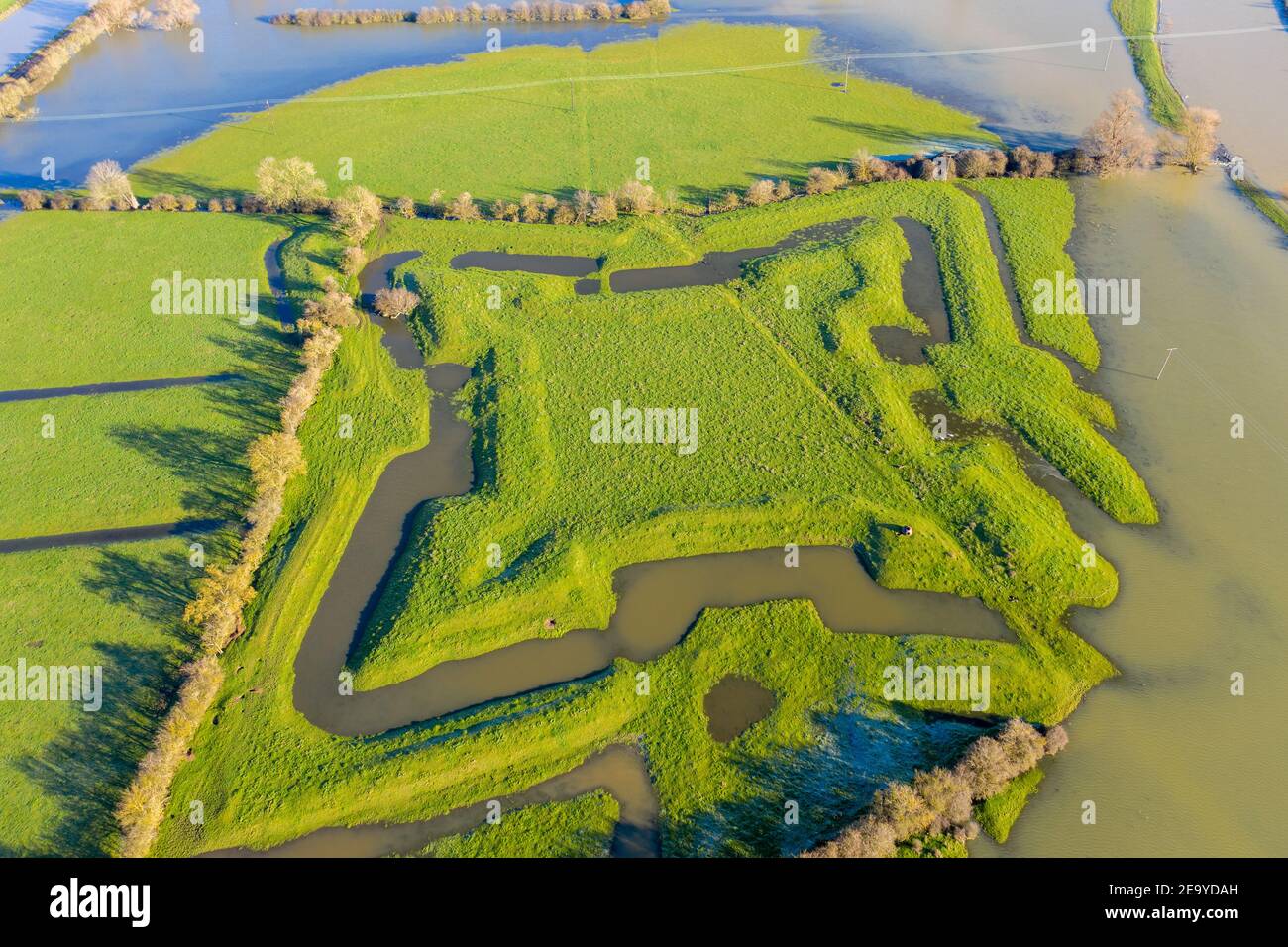 Picture dated January 22nd shows the outline of a 400-year-old English ...