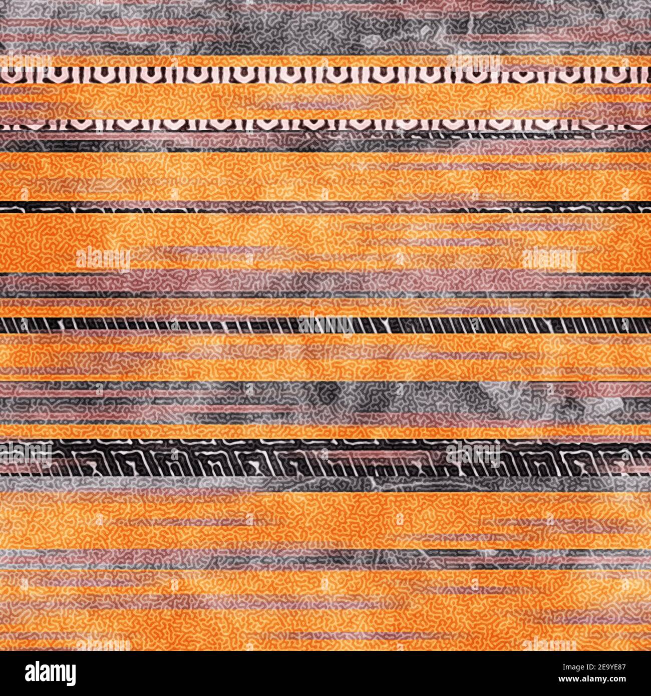 Seamless ethnic tribal pattern stripes rug design Stock Photo - Alamy