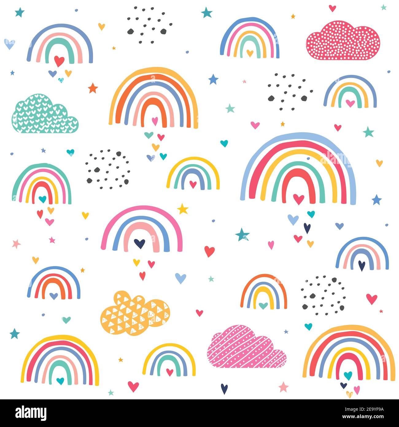 Rainbow pattern hi-res stock photography and images - Alamy