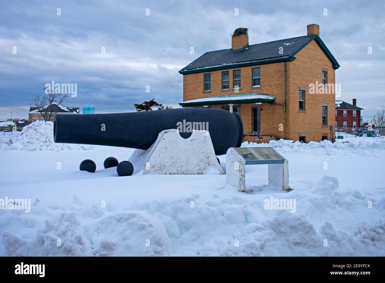 Rodman gun, a cannon developed during the Civil War, sits at Fort ...