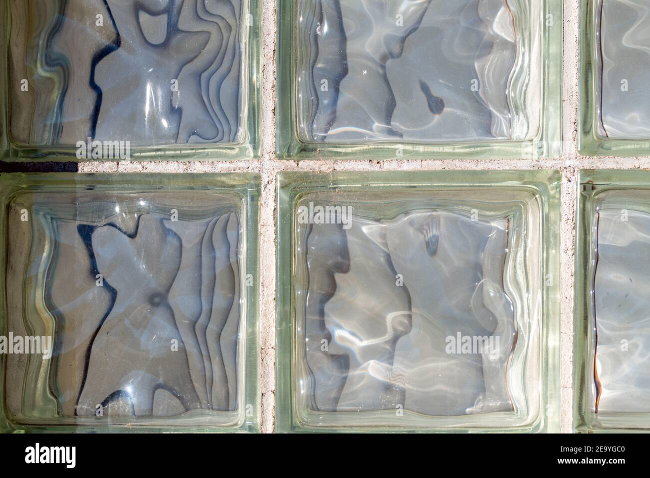 Detail of glass block window patterns Stock Photo - Alamy