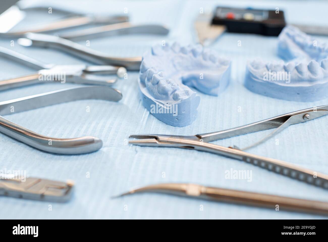 Dental tools for orthodontic treatment Stock Photo - Alamy
