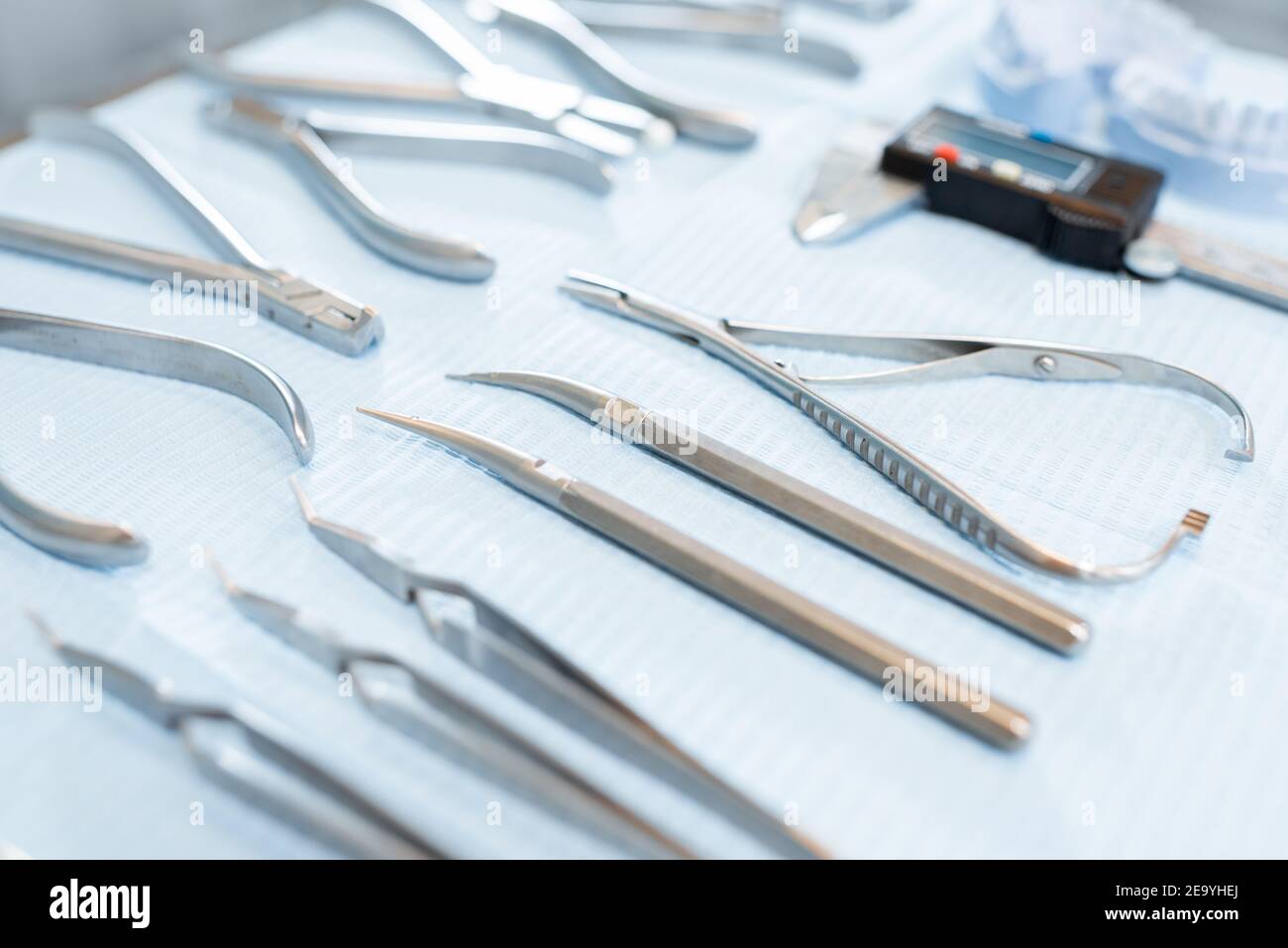 Dental tools for orthodontic treatment Stock Photo - Alamy