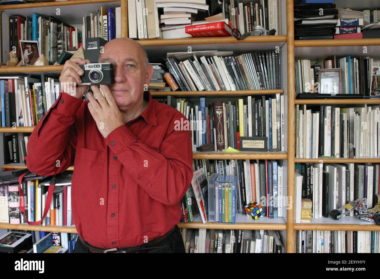 French photographer Raymond Depardon poses in Paris, France on ...