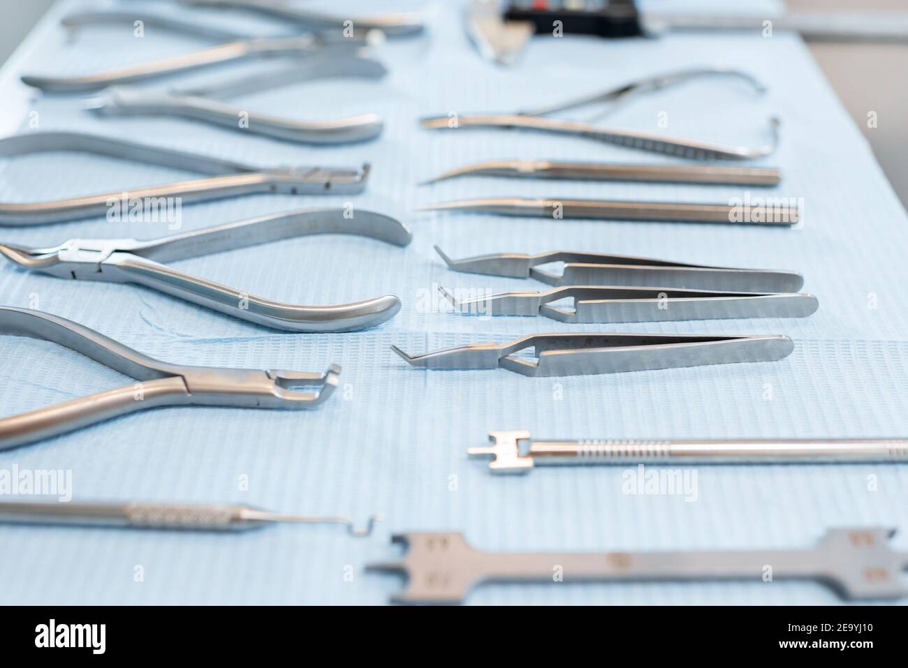 Dental tools for orthodontic treatment Stock Photo - Alamy