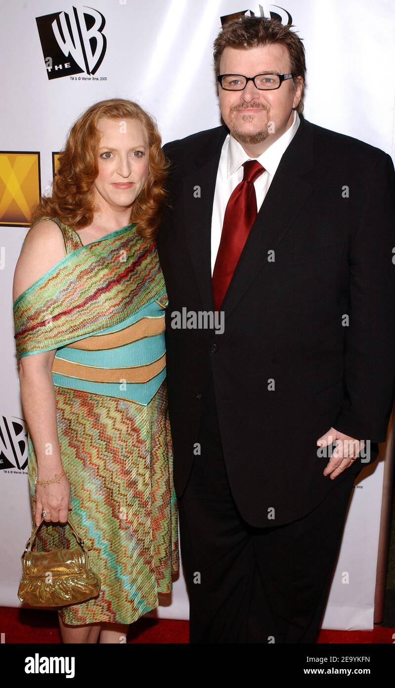 U.S. director Michael Moore and Kathleen Glynn attend the 10th Annual ...