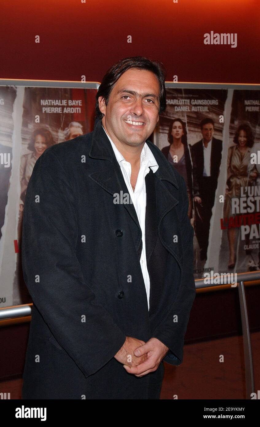 French TV presenter Emmanuel Chain attends the premiere of Claude Berri ...