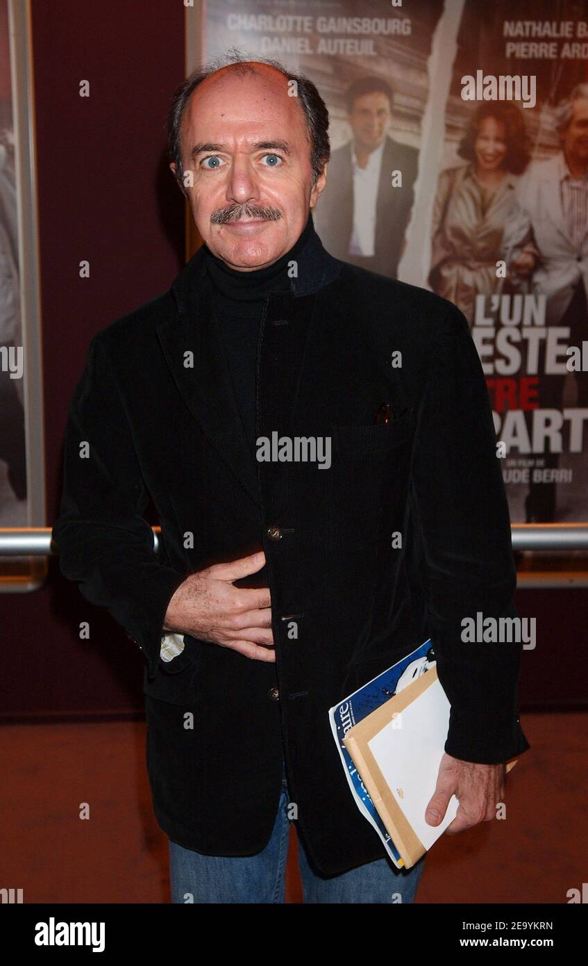 French author Pierre Assouline attends the premiere of Claude Berri's ...