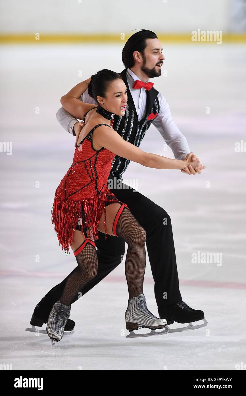 Jennifer JANSE VAN RENSBURG & Benjamin STEFFAN from Germany, compete in ...