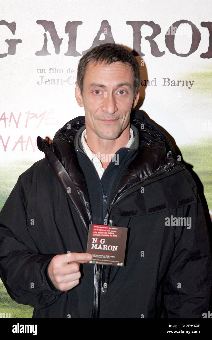 French actor and cast member Fran ois Levantal attends the premiere of ...