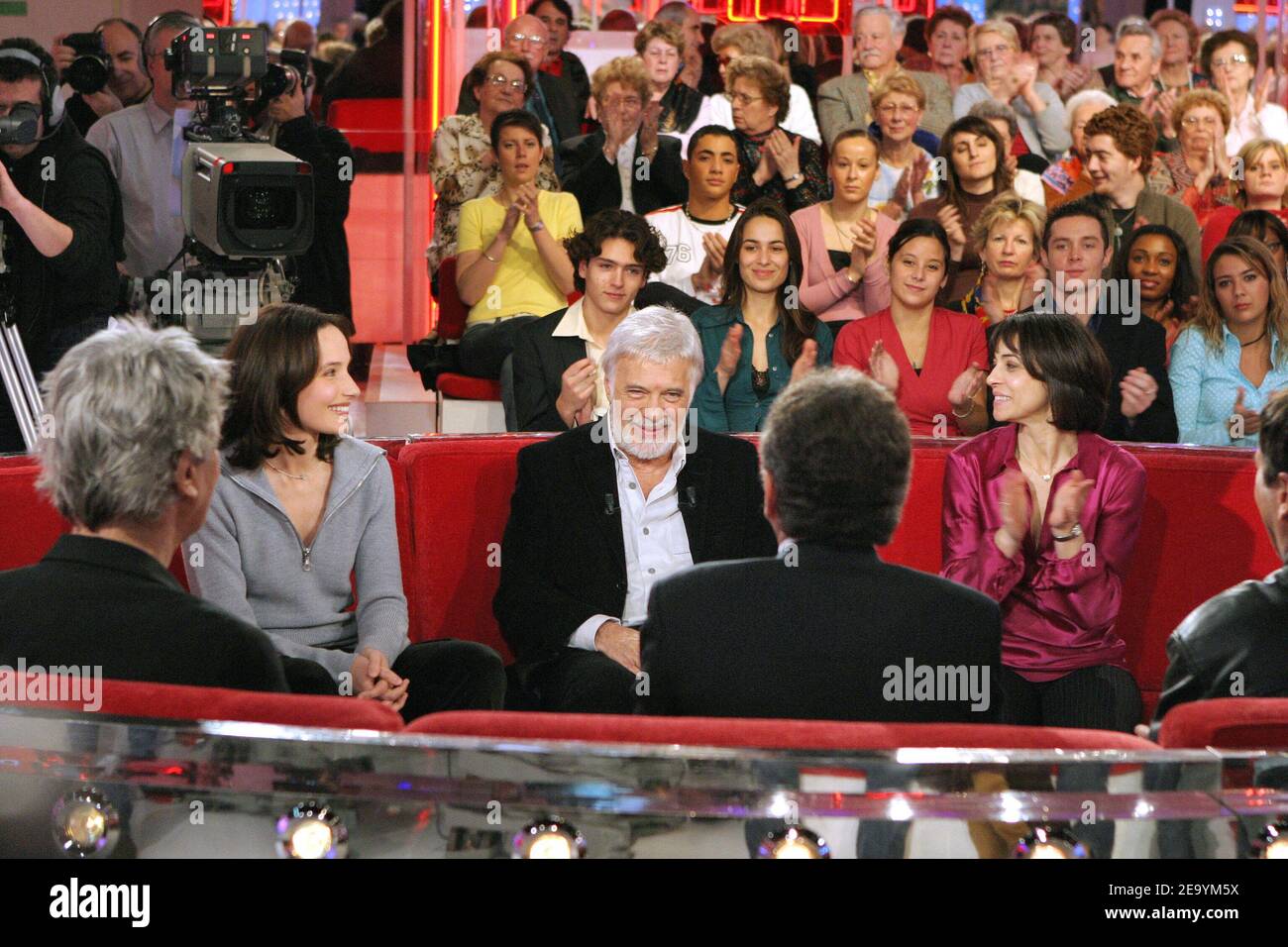 French humorist Guy Bedos attends the taping of Michel Drucker's talk ...