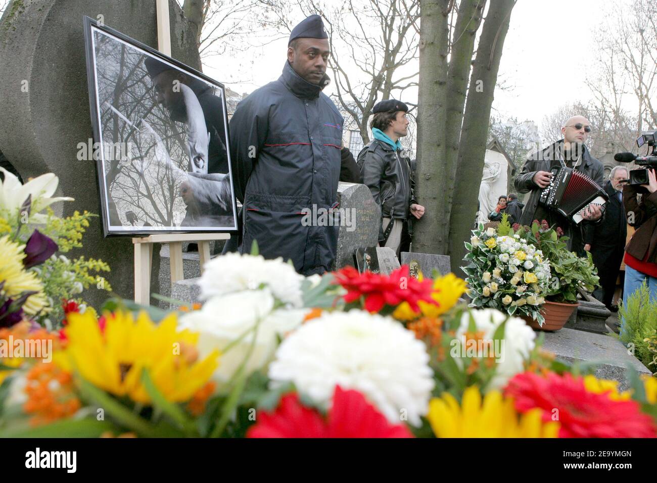 The funeral of humorist and 'Hara Kiri' founder Georges Bernier, aka ...