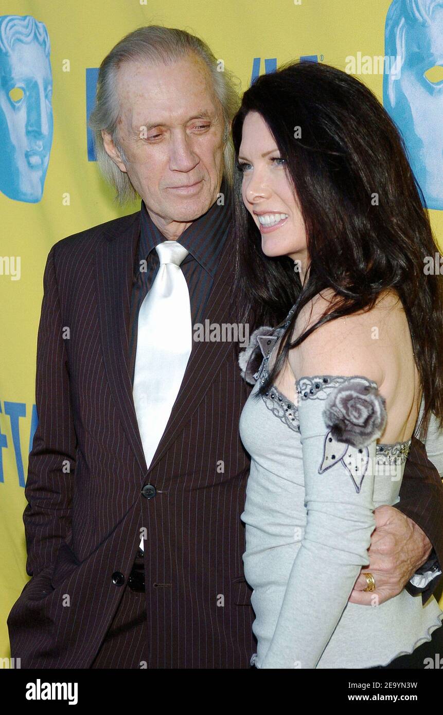 David Carradine and his wife Annie Berman arrive at the 11th annual ...