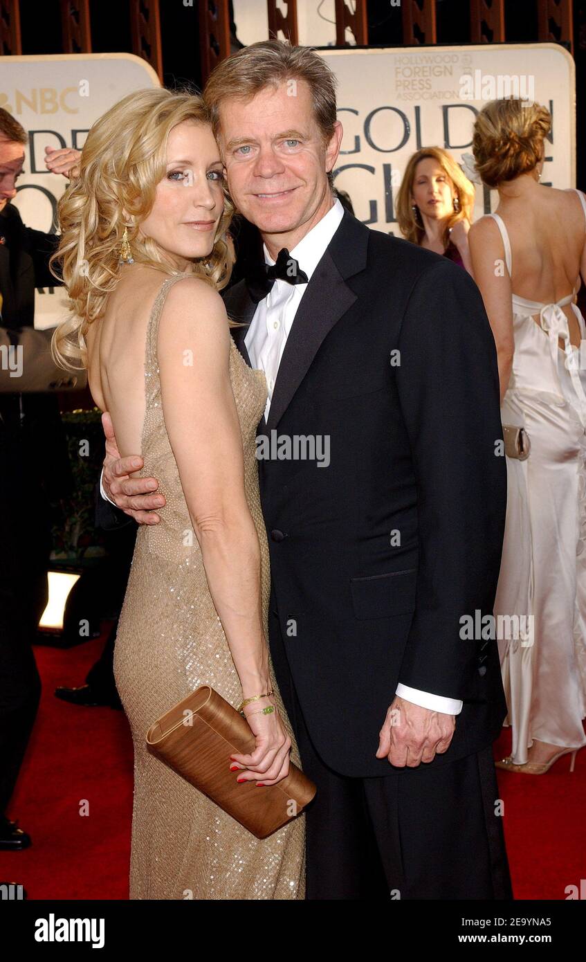 Felicity Huffman and husband William H. Macy arriving at the 62nd ...