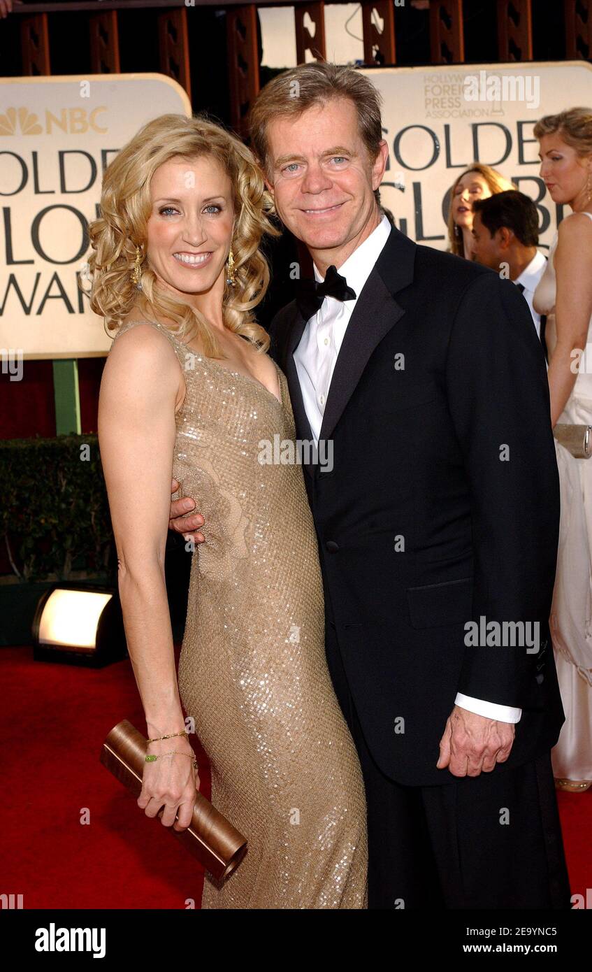 Felicity Huffman and husband William H. Macy arriving at the 62nd ...