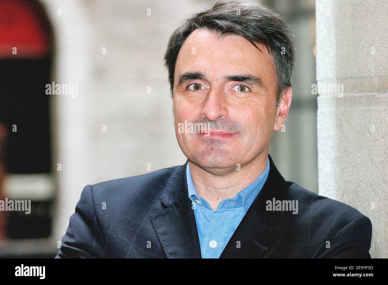 'Neuf Telecom' General Director Michel Paulin poses in Marseille ...
