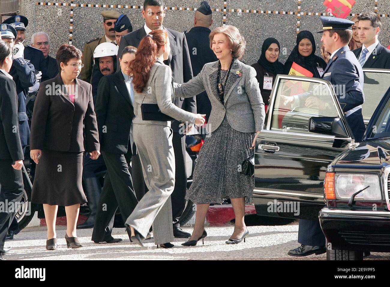 Princess Lalla Salma of Morocco and Queen Sofia of Spain visit a ...