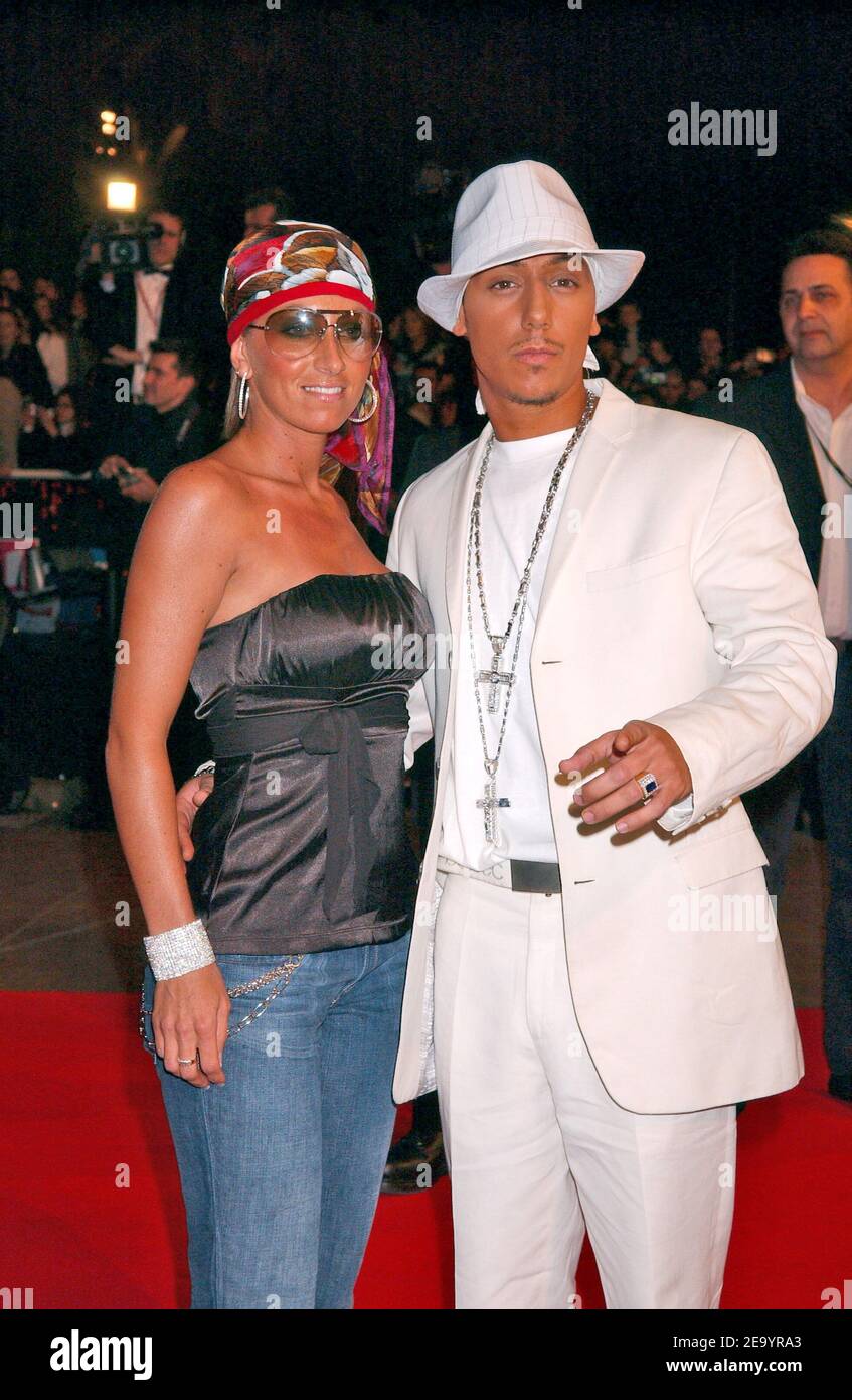 The singer K-Maro and his wife Karine arrive at the 6th edition of the ...