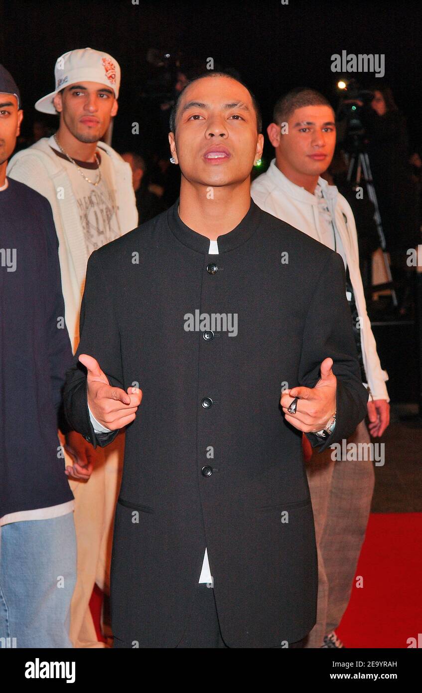 Singer Willy Denzey arrives at the 6th edition of the NRJ Music Awards ...