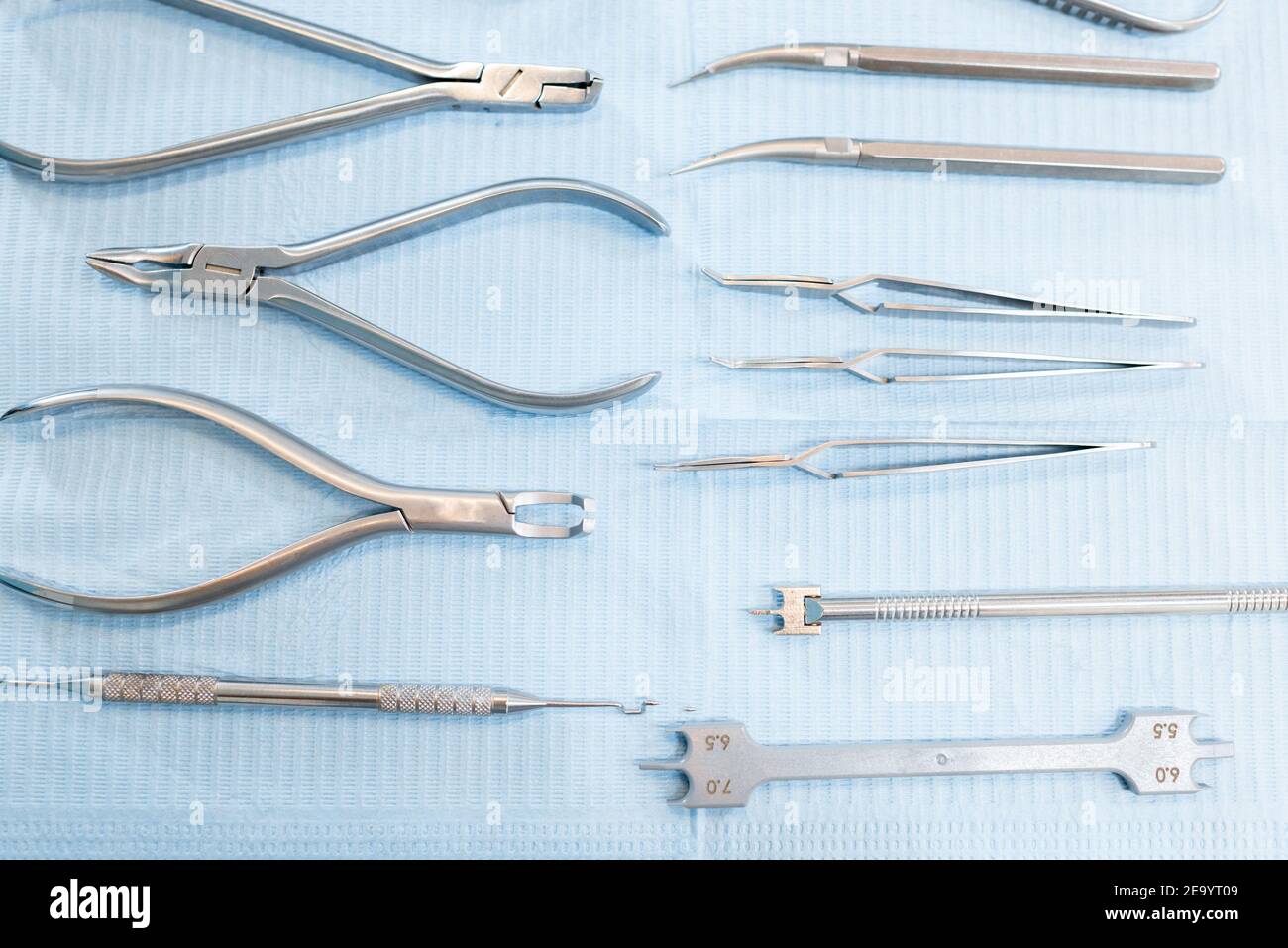 Dental tools for orthodontic treatment Stock Photo - Alamy