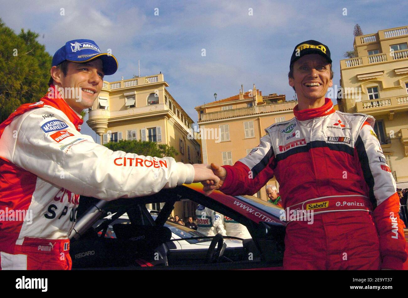 French driver Sebastien Loeb, Citroën Xsara WRC and French driver ...