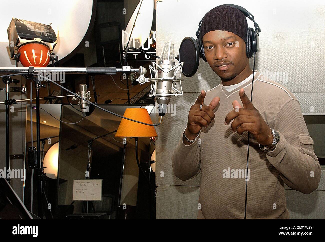 EXCLUSIVE. French singer Mag attends the single recording for Asia ...