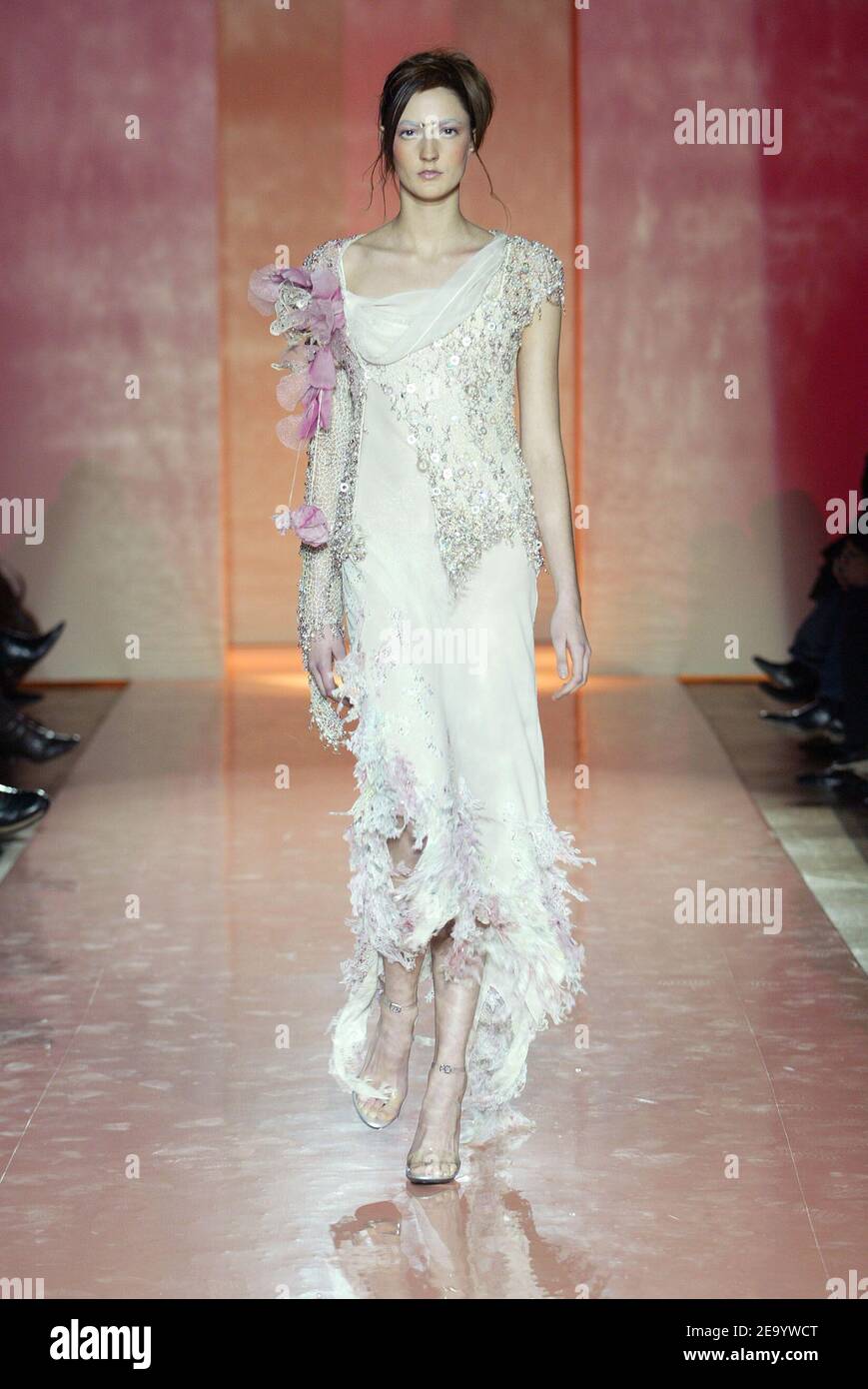 Model displays creation lebanese designer hi-res stock photography and ...
