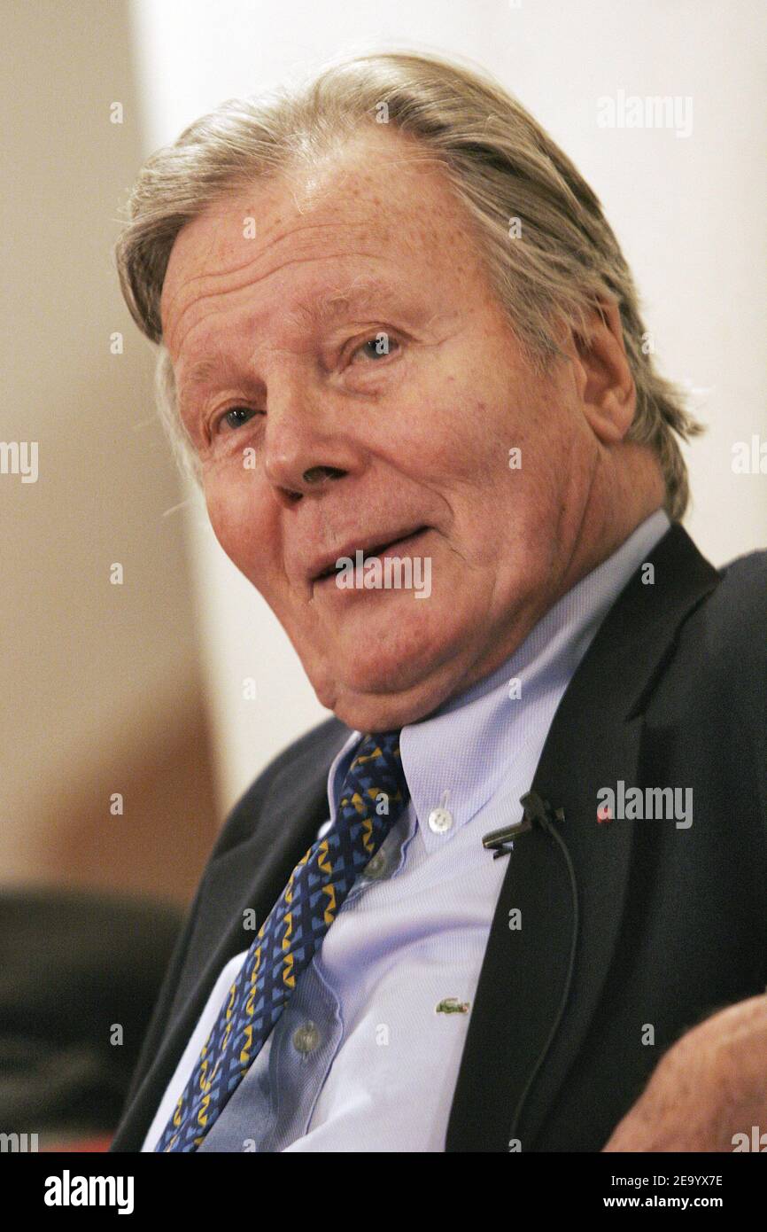 French actor Jean Piat poses after the premiere of Amadeus at the ...
