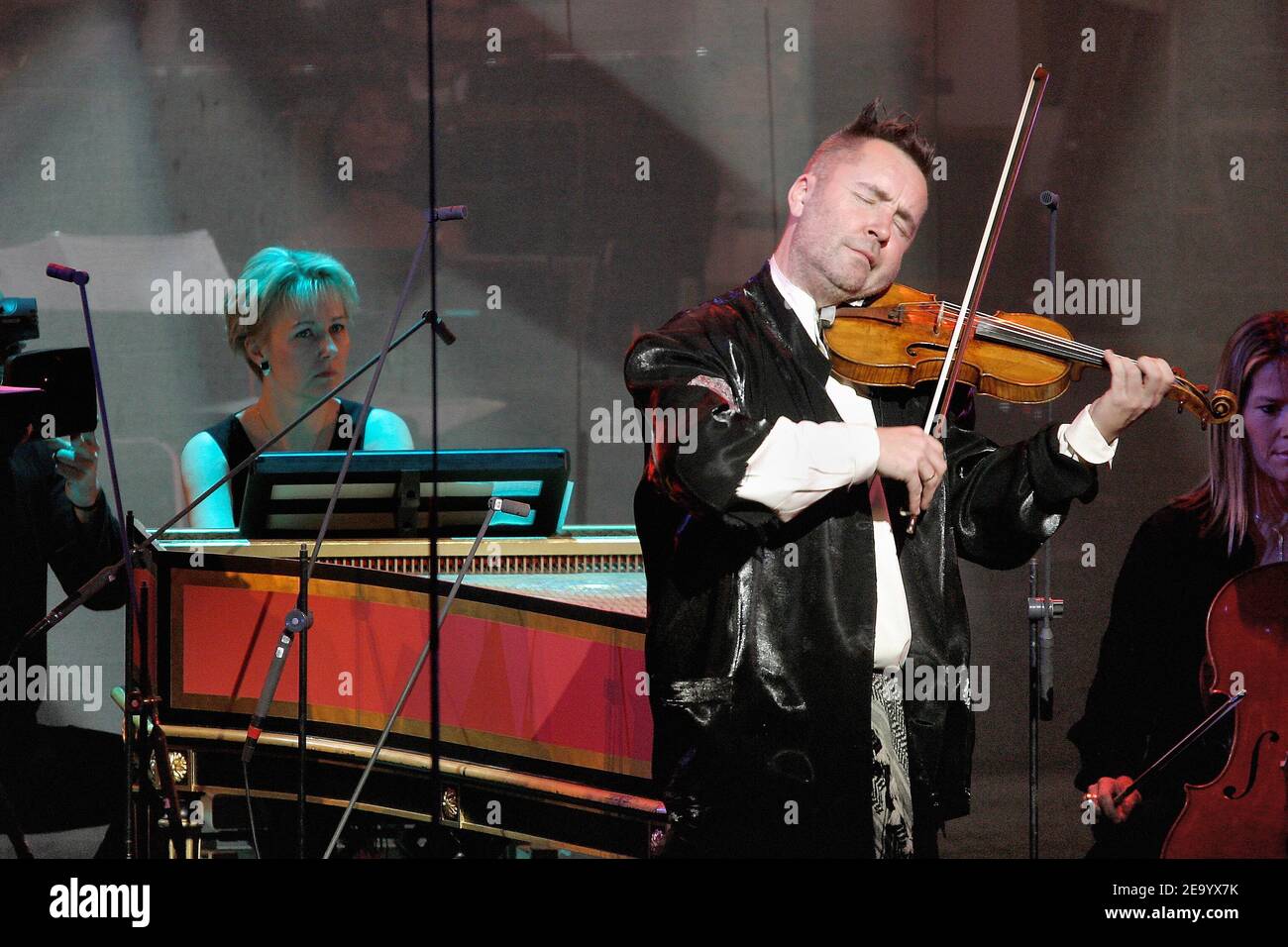 British violonist, Nigel Kennedy performs during the Music Classic ...